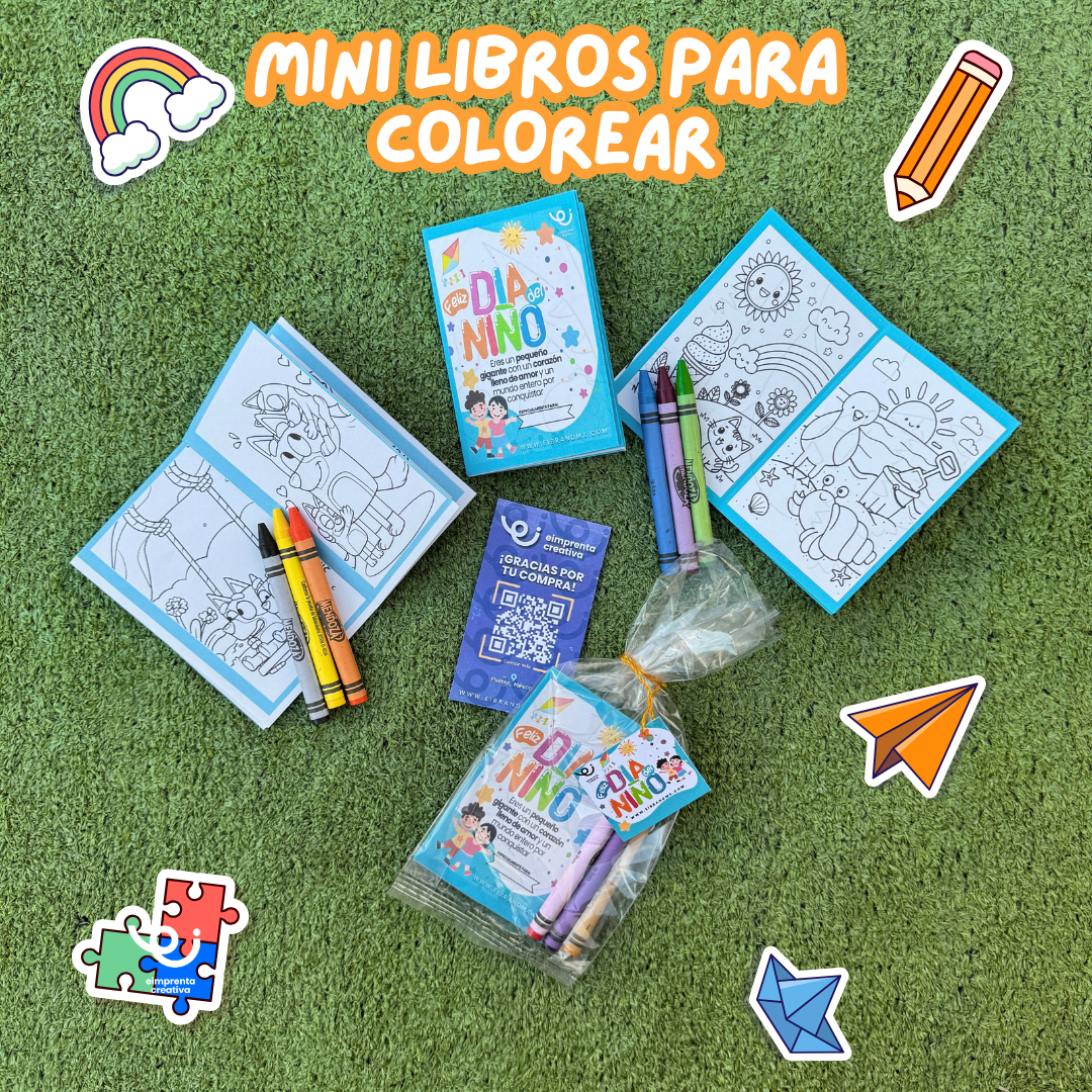 MINI LIBROS PARA COLOREAR – EiBrand